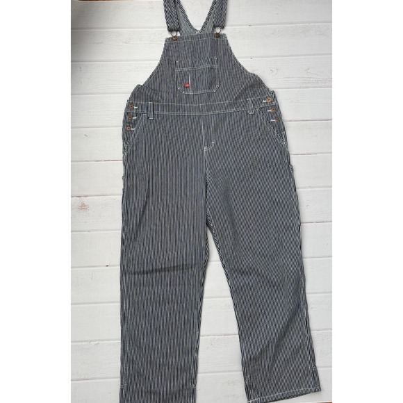 Dickies | Jeans | Dickies Bib Overalls Hickory Stripe Train Conductor ...